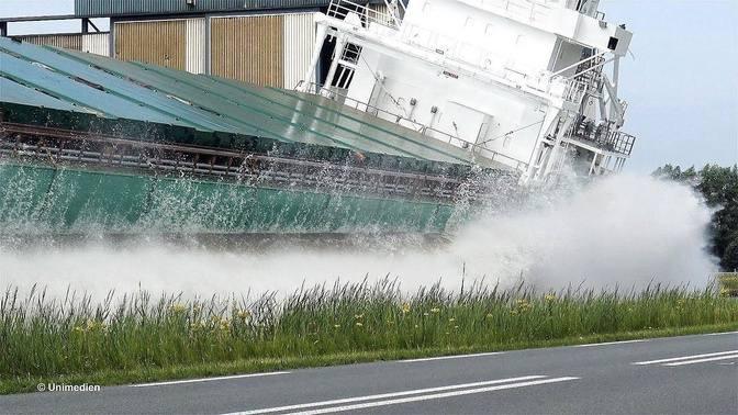 ARKLOW ABBEY | spectacular big ship launch at Ferus Smit yard in ...