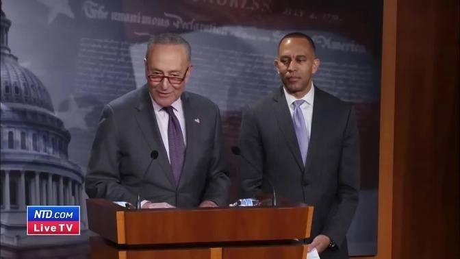 LIVE: Congressional Democrat Leaders ... | NTD | Gan Jing World