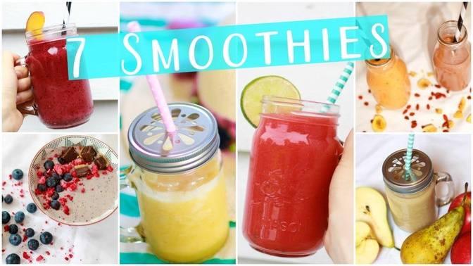 A Week of Healthy Smoothies!! 7 Refreshing & Delicious Smoothie Recipes ...