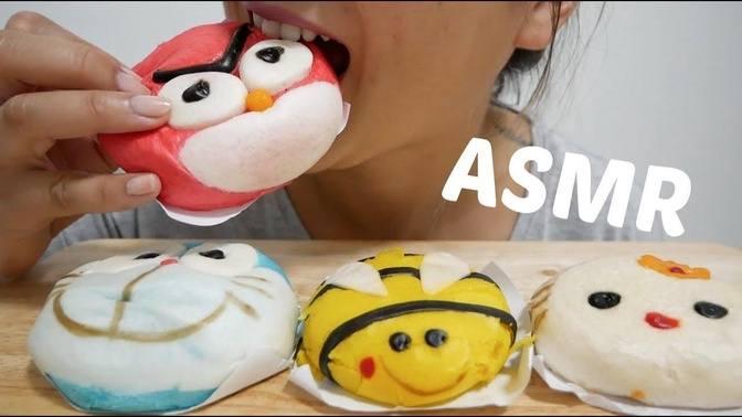 ASMR Cartoon Steamed Buns | Soft Eating Sounds | N.E Let's Eat | Videos ...