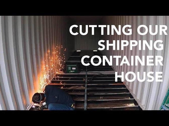 Plasma Cutting our Shipping Containers! | Videos | Sunfish Budget | Gan ...