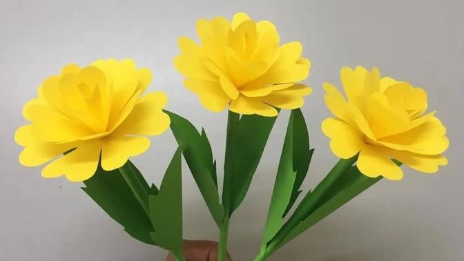 How To Make Beautiful Paper Flower Making Flowers Out Of Colored