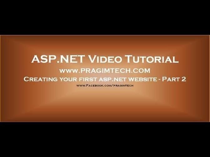 Creating ASP.NET website Part 2 | Kinor XIII | Gan Jing World