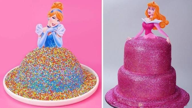 Pull Me Up Cake Compilation | Tsunami Cake | Satisfying Princess Cake ...