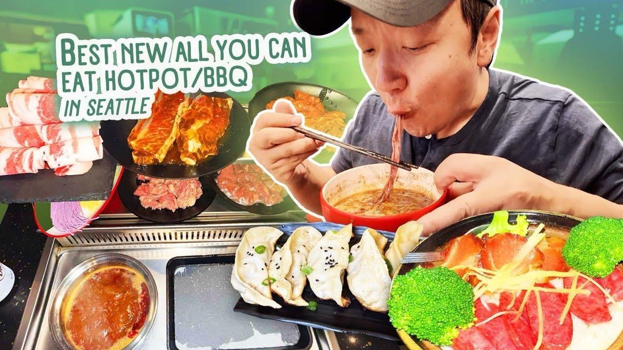 BEST NEW All You Can Eat Hotpot BBQ &... | Mike Chen | Gan Jing World