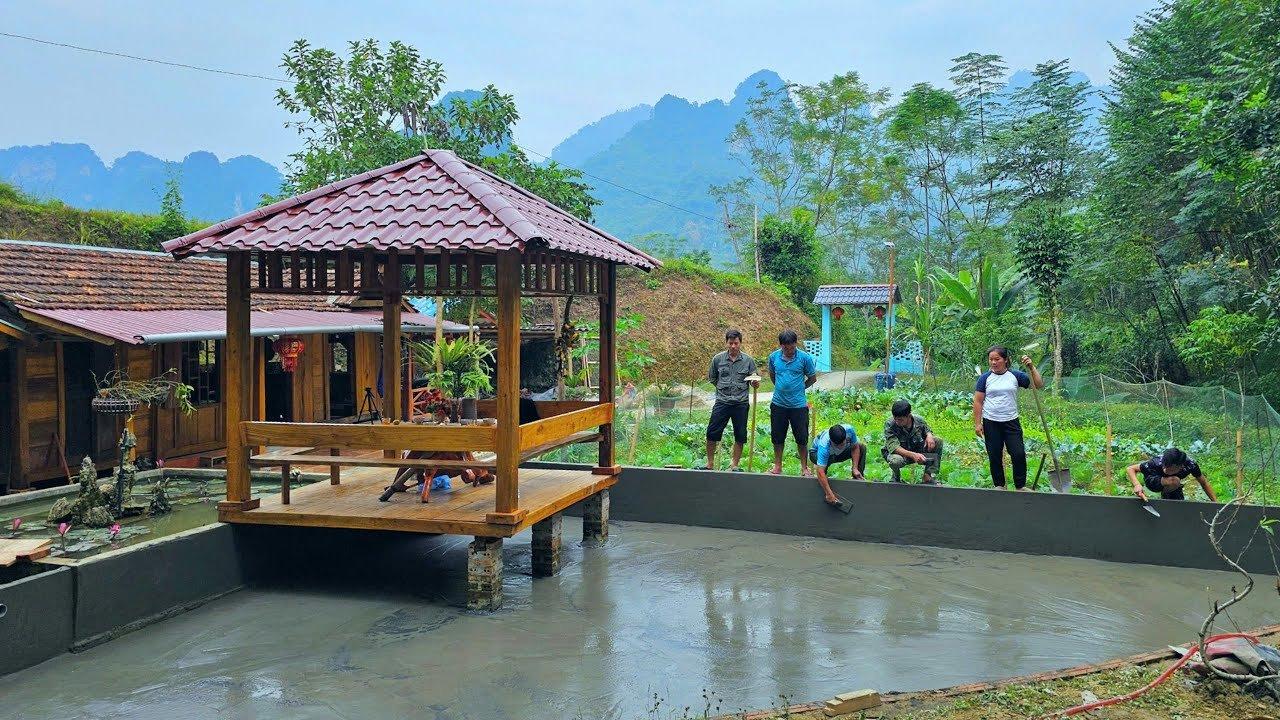 Happy moments; Journey Kind neighbors came to help DT complete the fish ...