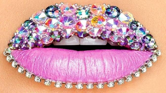 New Amazing Lip Art Idea 💄I tried for the first time something ...