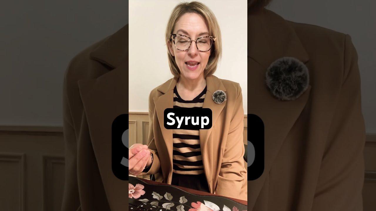 How to Pronounce SYRUP - #SHORTS Quick #English Pronunciation Mini ...