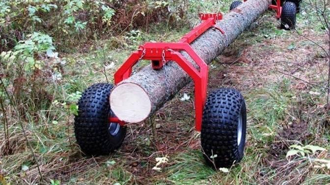 Incredible Tree Hauler. Tools & Equipment That Works Extremely Well ...