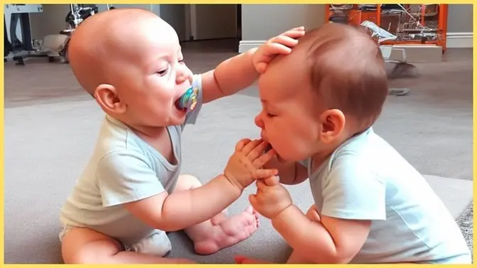 Baby Fighting Over Pacifier : The Ult... | Can't Stop Laughing With ...