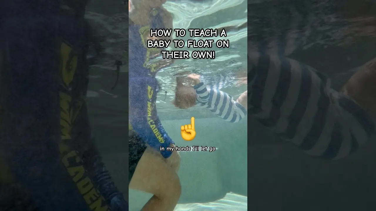 How to Teach a Baby to Float on Their... | SUPERHERO SWIM ACADEMY | Gan ...